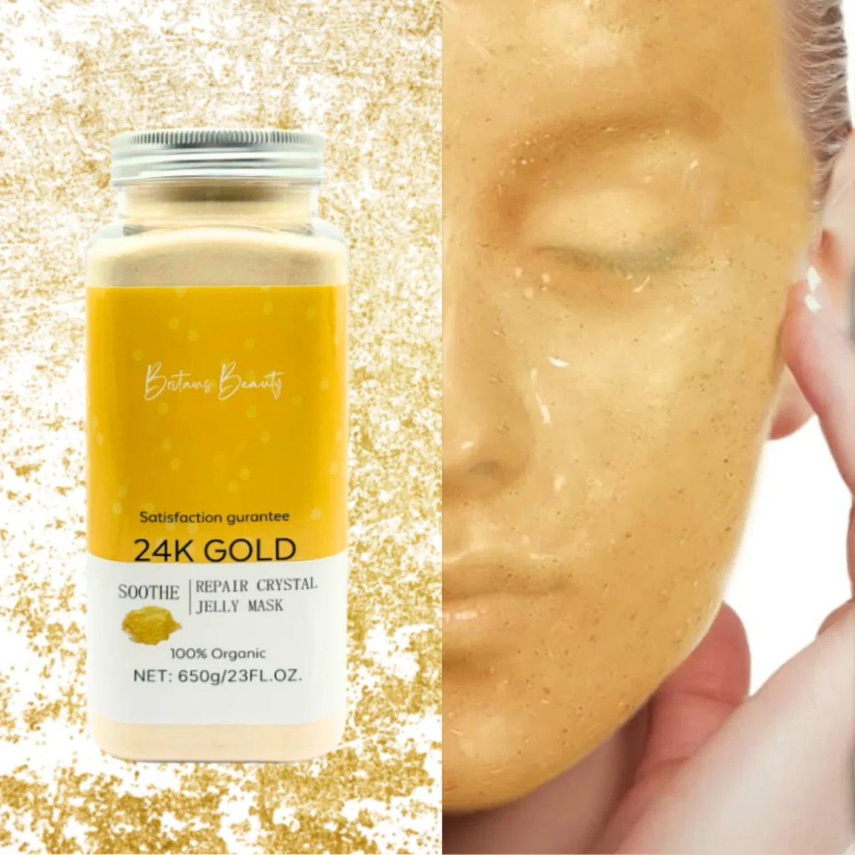Britains Beauty 24K Gold Jelly Mask - Britains Beauty